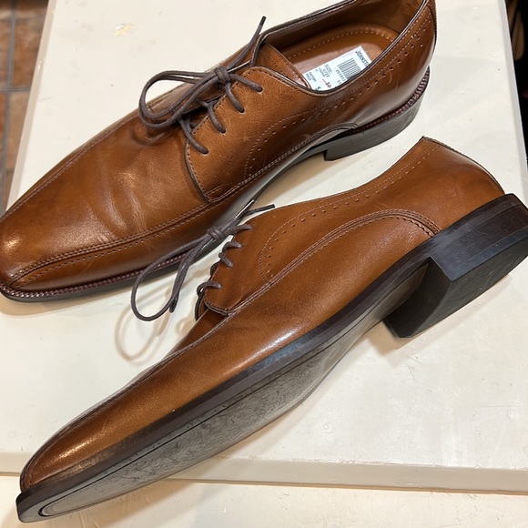 Johnston & Murphy | Shoes | Brown Leather Johnston And Murphy Dress ...